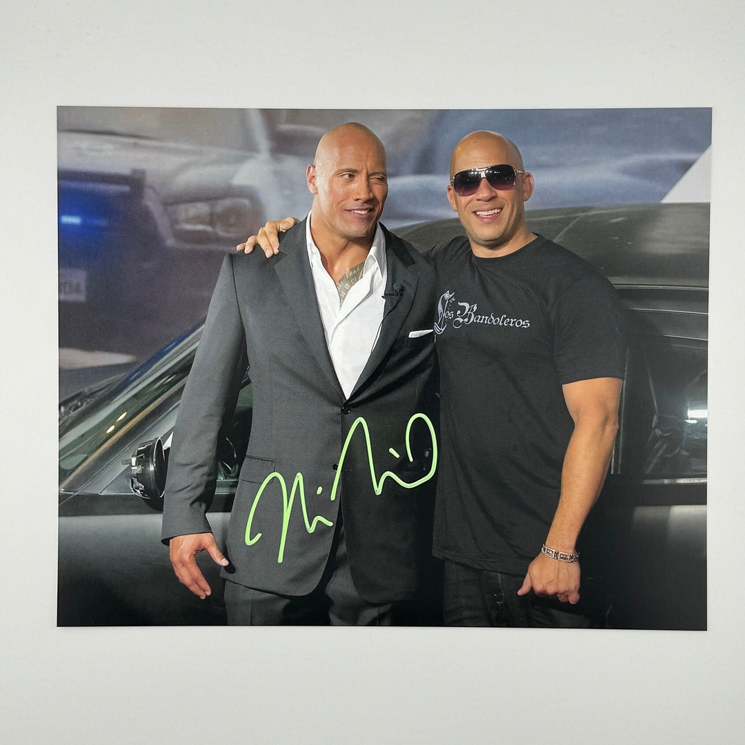 Vin Diesel Autograph Authentic Signed Photo Signature With COA - Etsy
