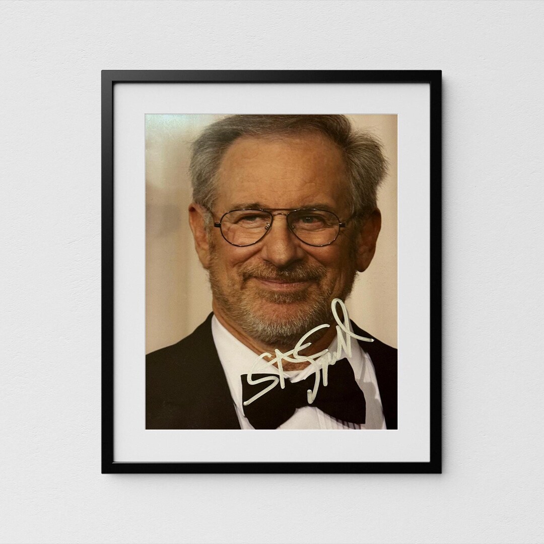 Steven Spielberg Autograph Jaws Signed Poster Authentic Director ...