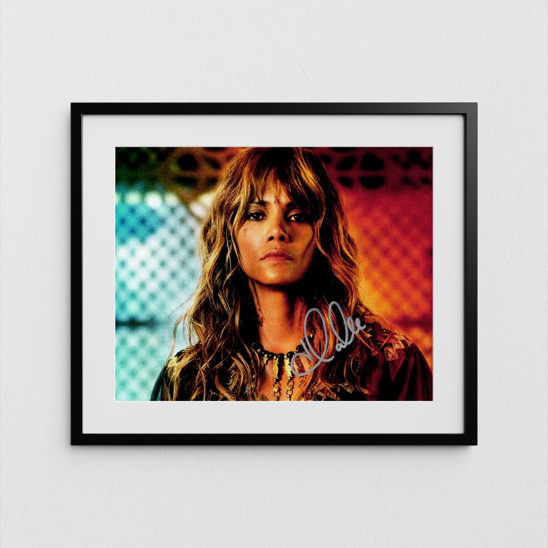 Halle Berry Autograph John Wick Signed Poster Authentic Signature With ...