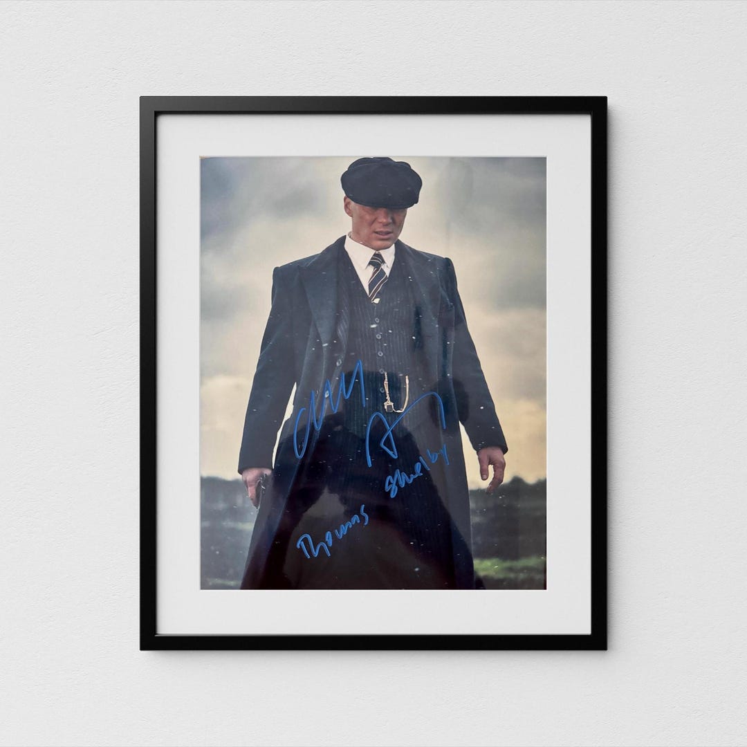 Cillian Murphy Autograph Peaky Blinders Signed Poster Thomas Shelby ...