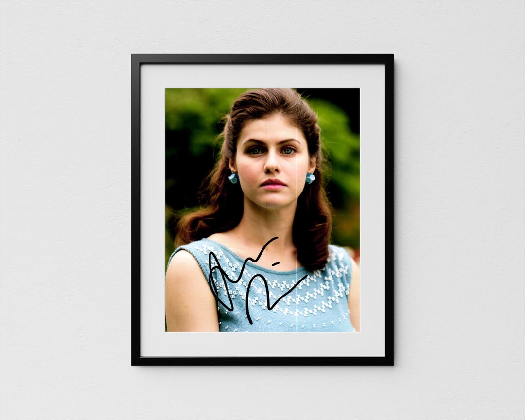 Alexandra Daddario Autograph Signed Poster Authentic Signature With COA ...