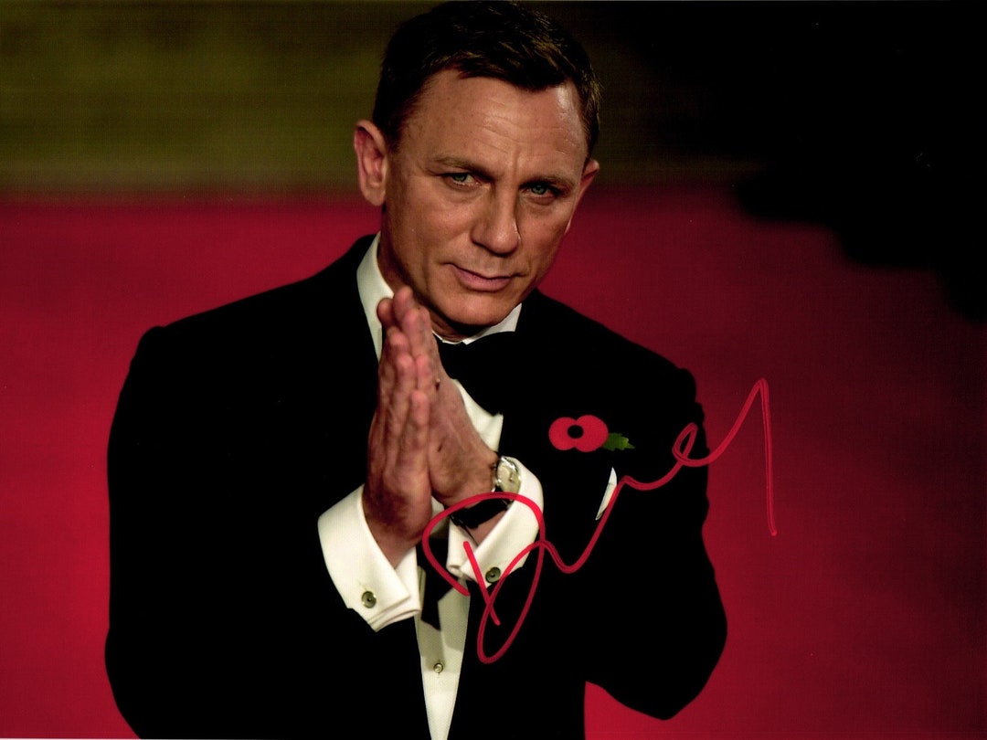 Daniel Craig Autograph James Bond Knives Out Dream House Signed Photo ...