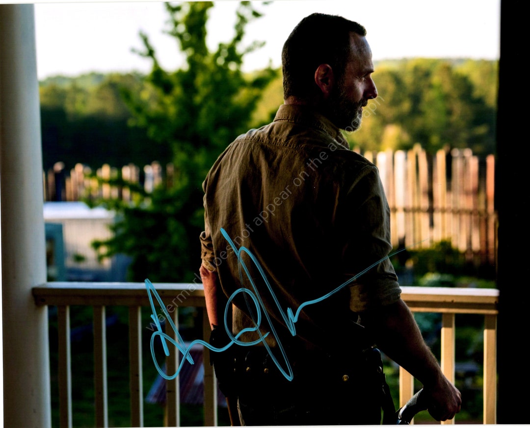 Andrew Lincoln Autograph Signed Photo Signature With COA - Etsy
