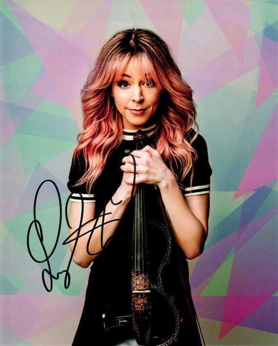 Lindsey Stirling Autograph Signed 8x10 Photo Signature COA - Etsy