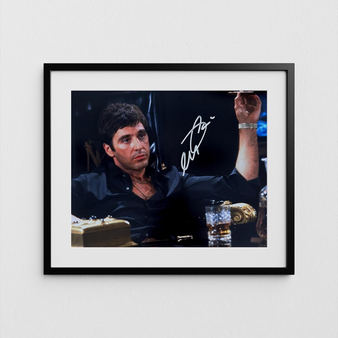 Al Pacino Autograph Scarface Signed Poster Tony Montana Authentic ...