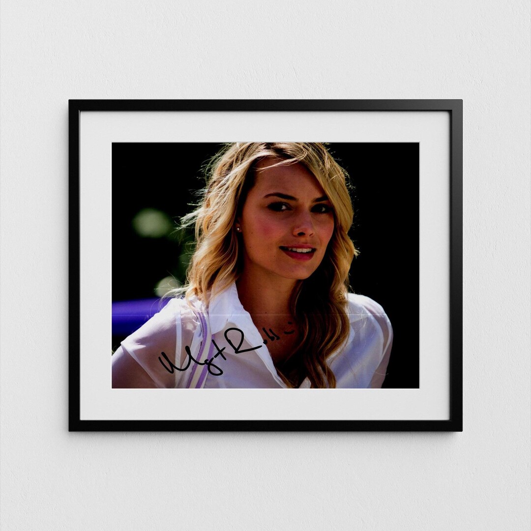 Margot Robbie Autograph Wolf of Wall Street Signed Poster Authentic ...