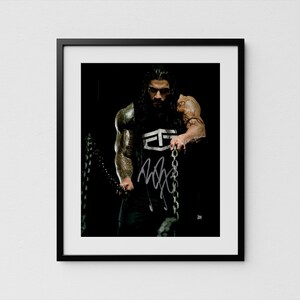Roman Reigns Signed Autograph Poster Authentic Signature With COA - Etsy