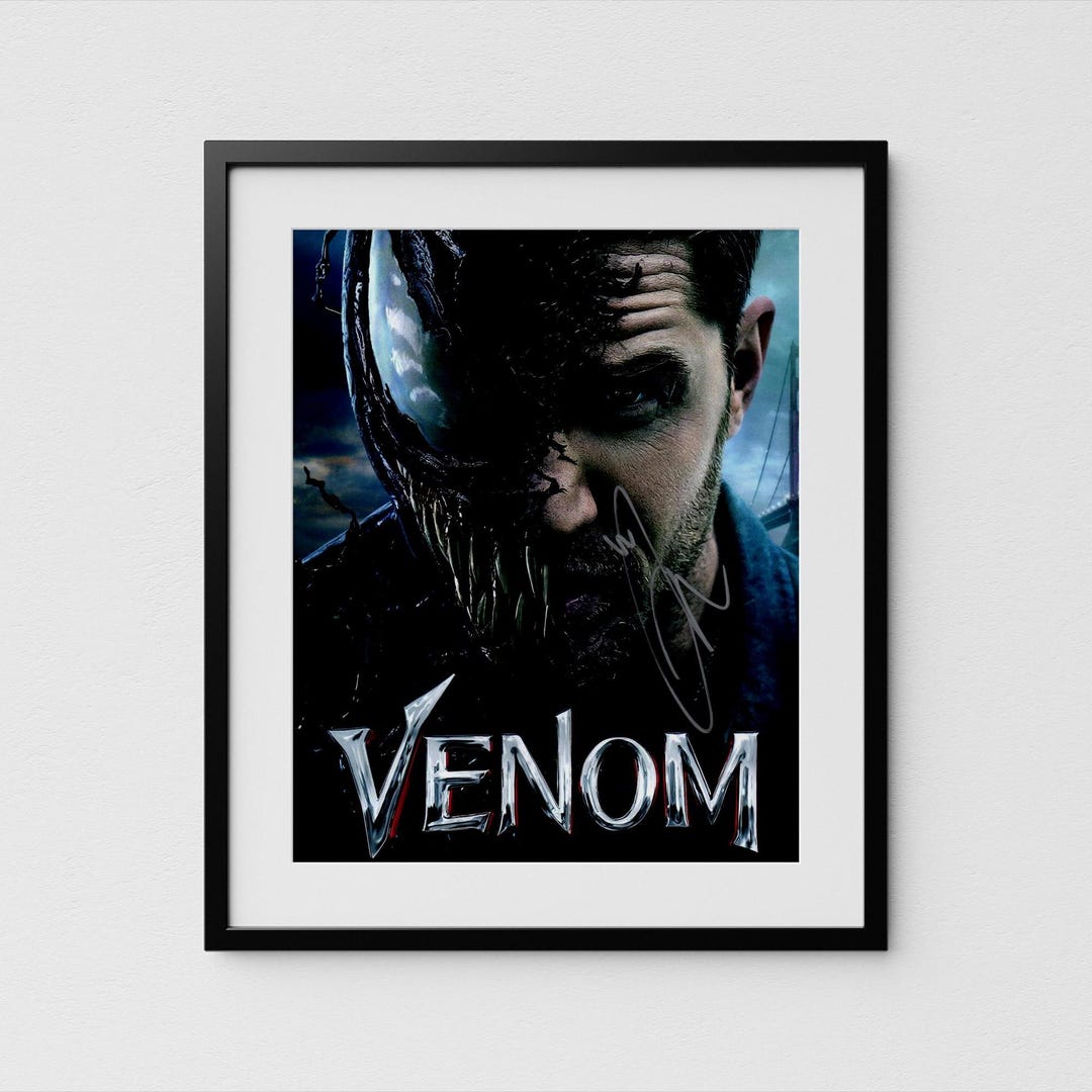 Tom Hardy Autograph Venom Signed Poster Authentic Signature With COA - Etsy