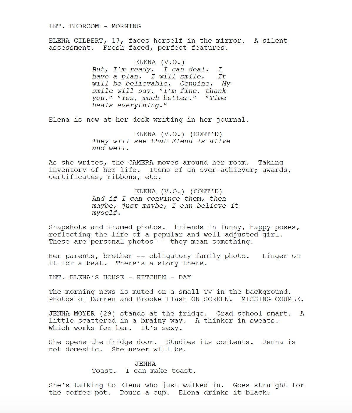 THE VAMPIRE DIARIES Signed Movie Script Screenplay Reprint | Etsy