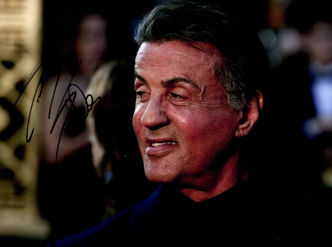 Sylvester Stallone Autograph Rocky Balboa the Expendables Rambo Signed ...