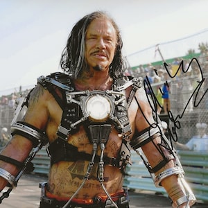 Mickey Rourke Autograph Signed Photo Signature With COA - Etsy