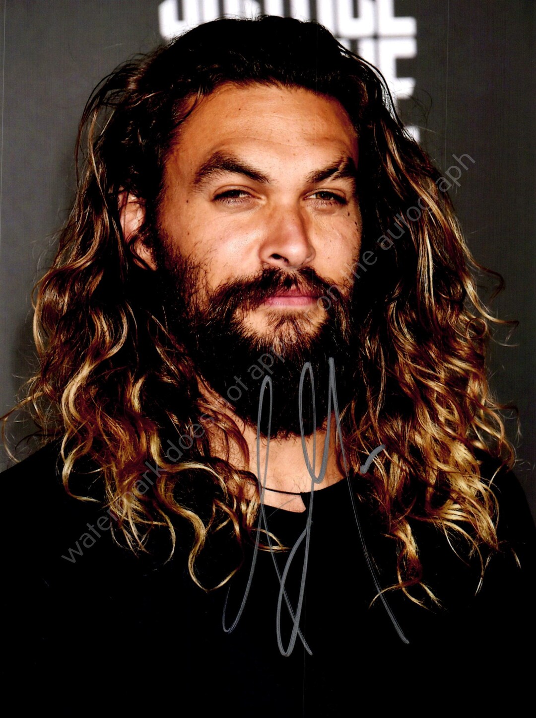 JASON MOMOA Autograph Signed Photo 6x8 Signature With COA - Etsy