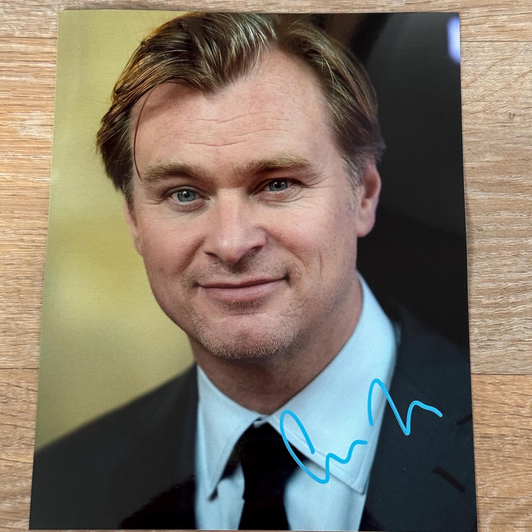 Christopher Nolan Autograph Signed Photo Signature With COA - Etsy