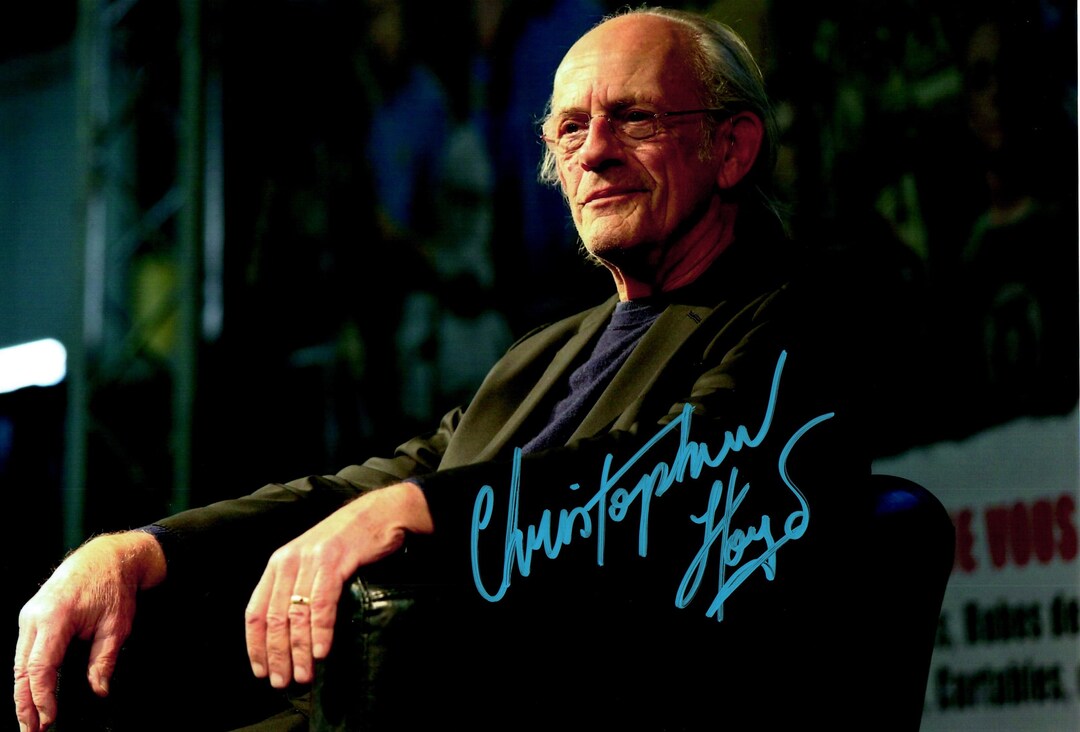 Christopher Lloyd Autograph Back to the Future Signed Photo Doc Brown ...