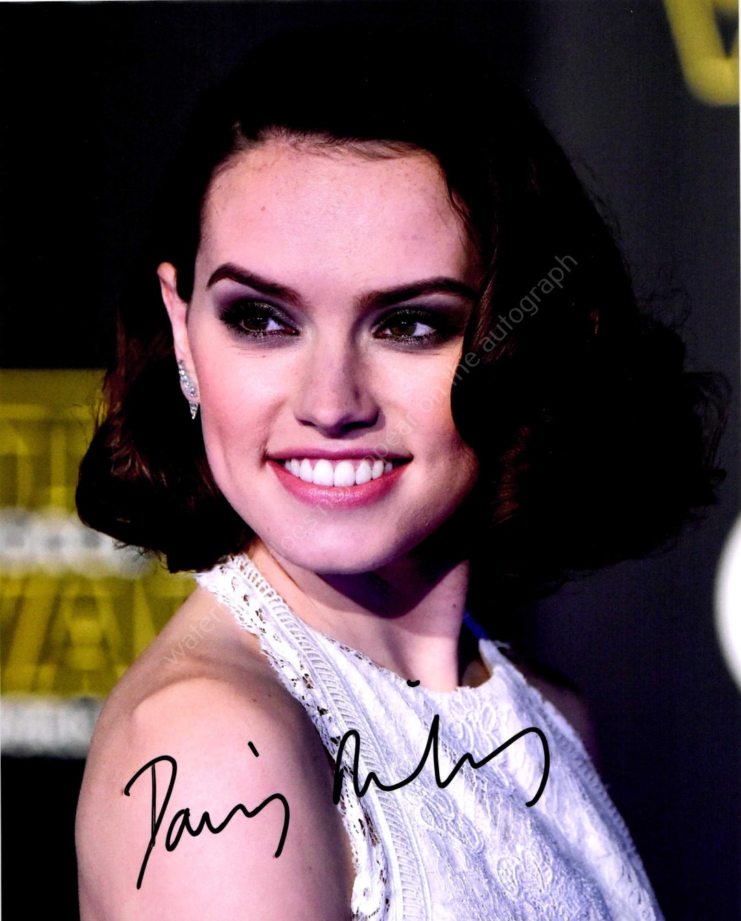 DAISY RIDLEY Autograph Signed Photo Signature With COA - Etsy