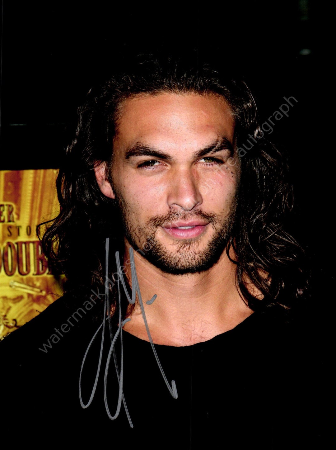 JASON MOMOA Autograph Signed Photo 6x8 Signature With COA - Etsy