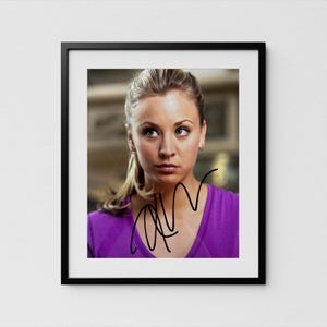 Kaley Cuoco Autograph - Etsy