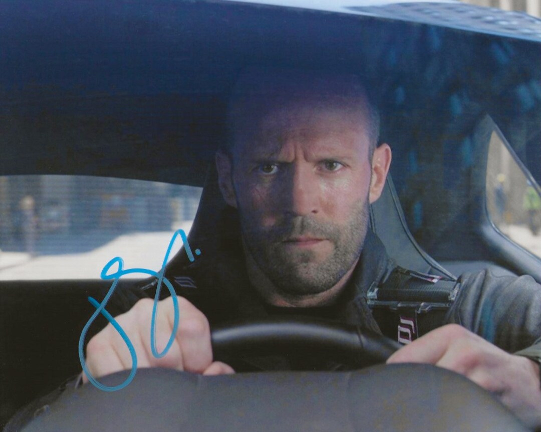 Jason Statham Autograph Signed Photo Signature With COA - Etsy