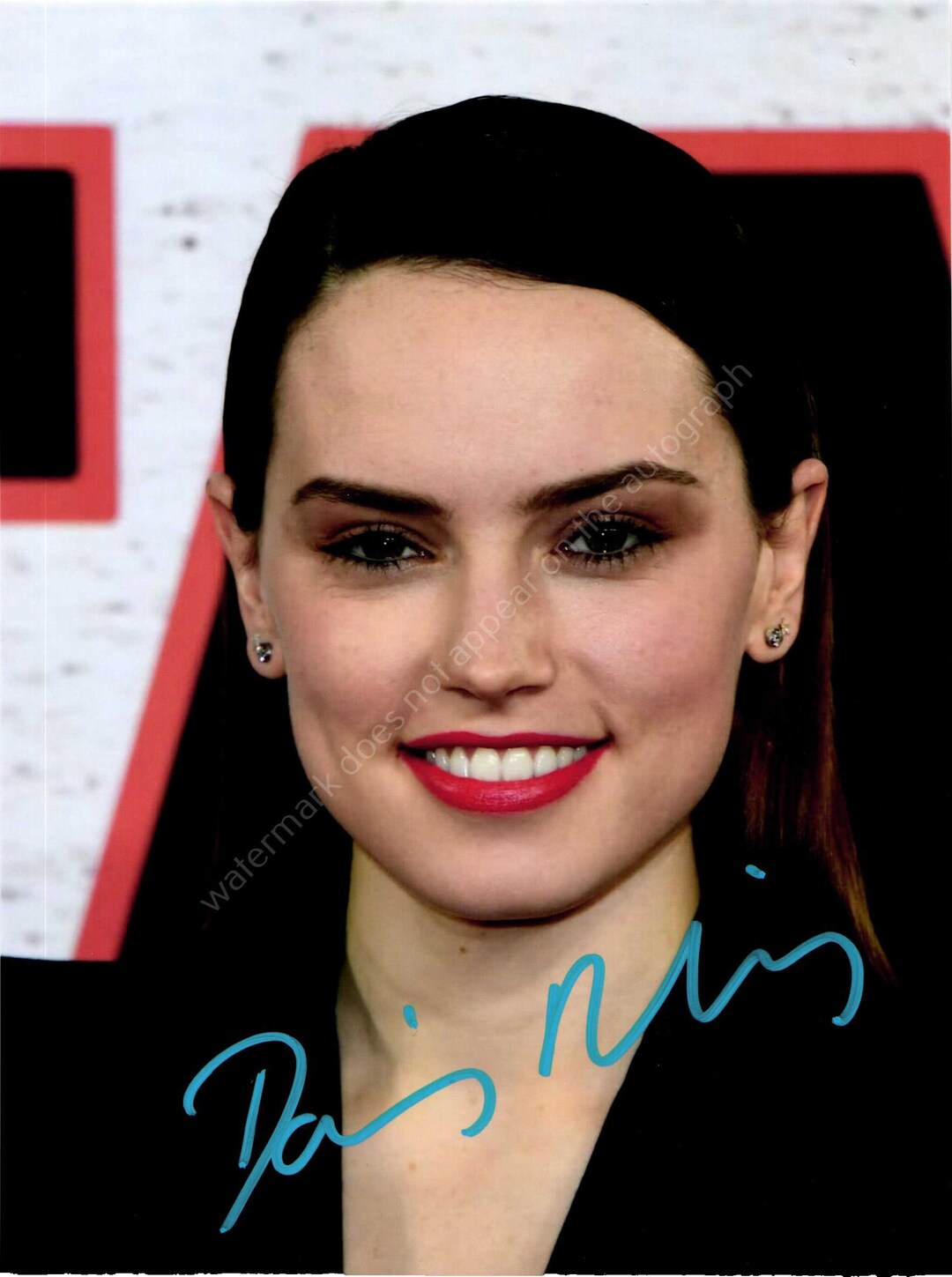 Daisy Ridley Autograph Star Wars Chaos Walking Signed Photo 6x8 ...