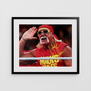 Hulk Hogan Authentic Autograph - Etsy