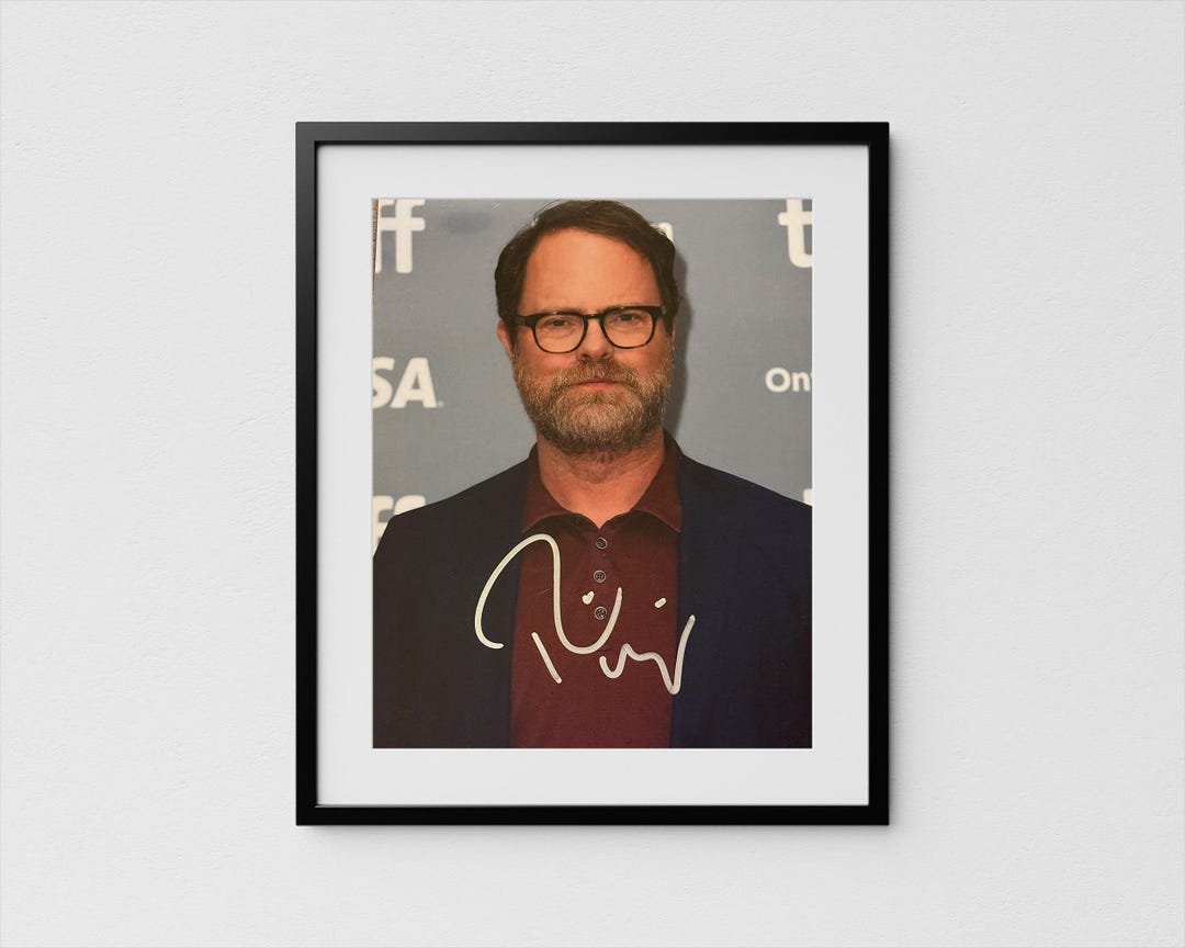 Rainn Wilson Autograph the Office Signed Poster Dwight Schrute ...