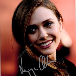 Elizabeth Olsen Autograph Avengers Endgame Doctor Strange Wanda ...