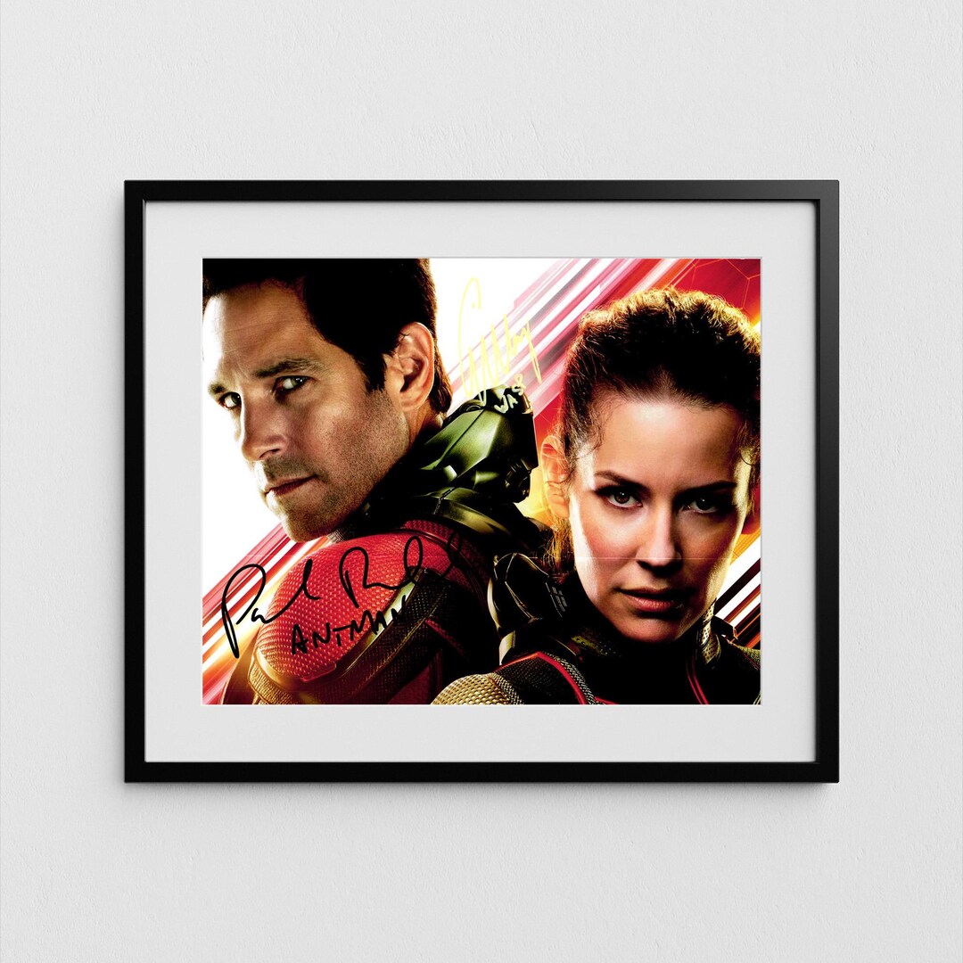 Paul Rudd Autograph Ant-man Signed Poster Avengers Authentic Signature ...