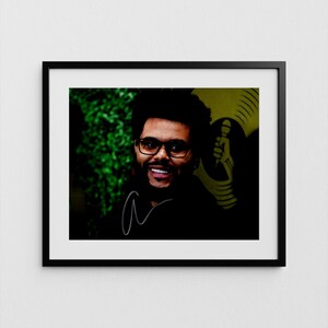 The Weeknd Autograph Signed Poster Authentic Signature With COA - Etsy