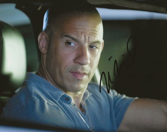 Vin Diesel Autograph - Etsy