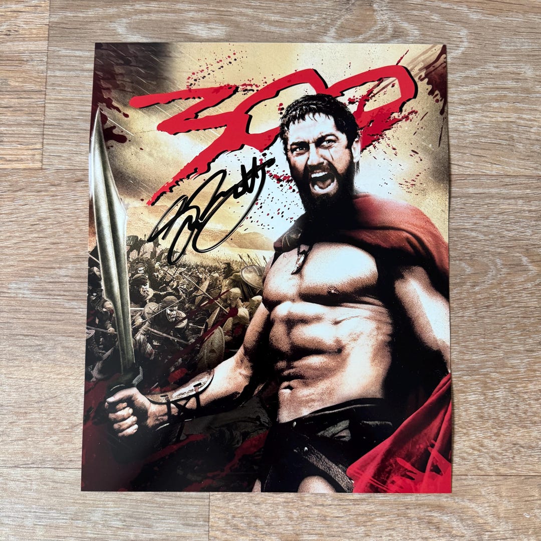 Gerard Butler Autograph 300 Authentic Signed Photo Signature With COA ...