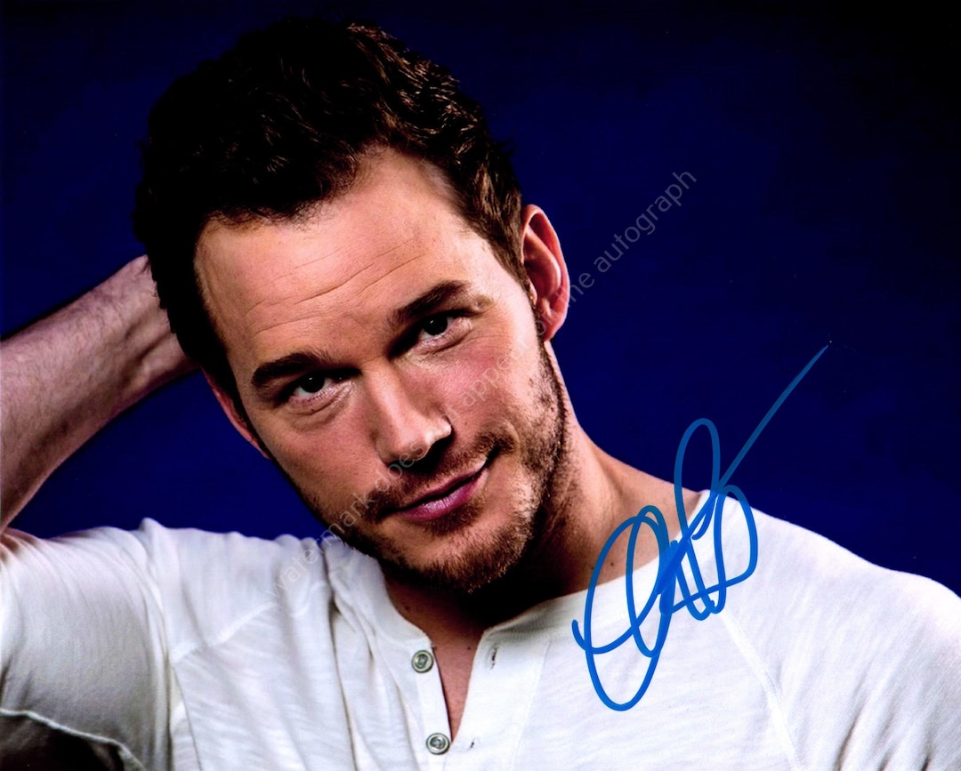 CHRIS PRATT Autograph Jurassic World Signed Photo Signature With COA - Etsy
