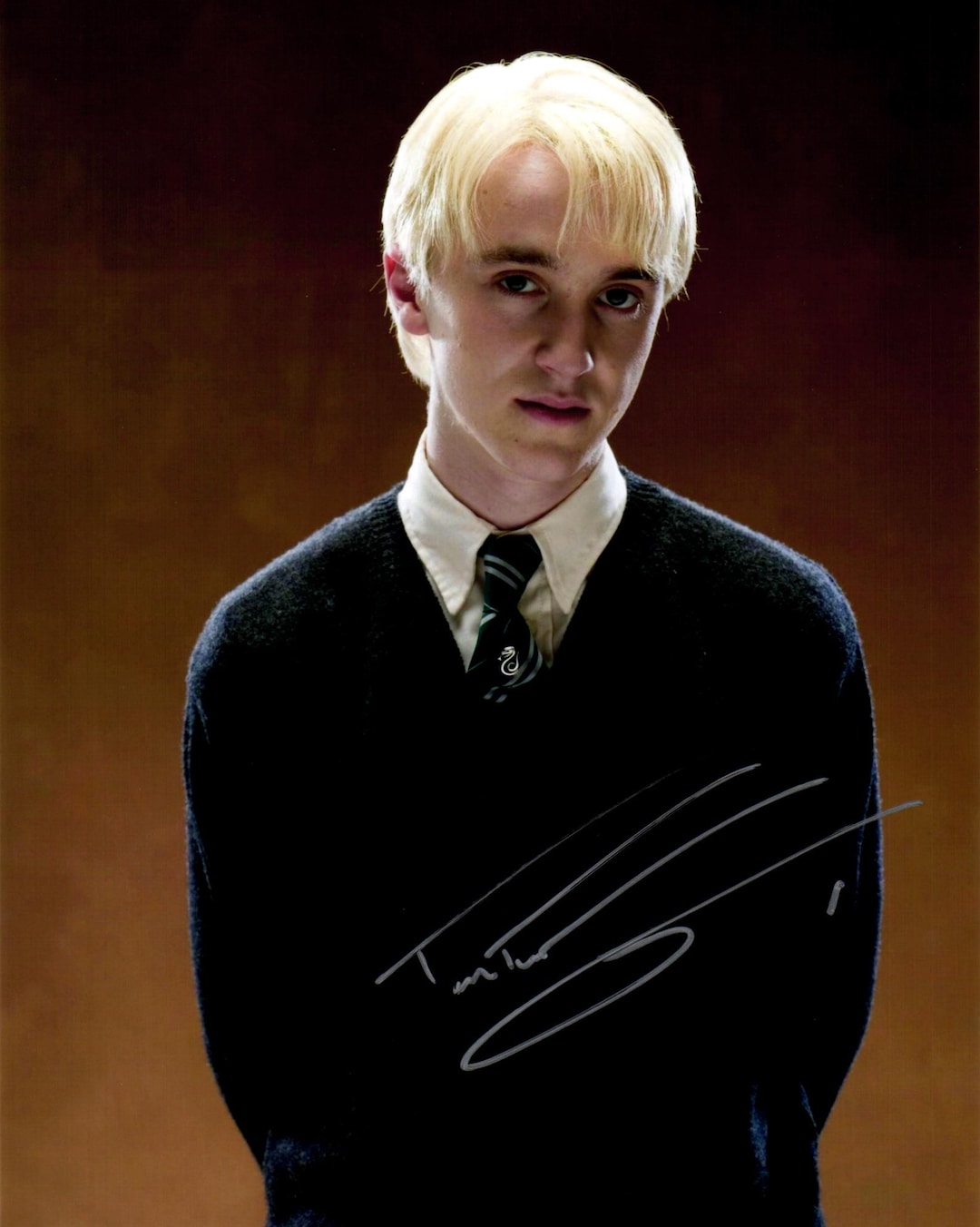 Tom Felton Autograph Signed Photo Signature With COA - Etsy