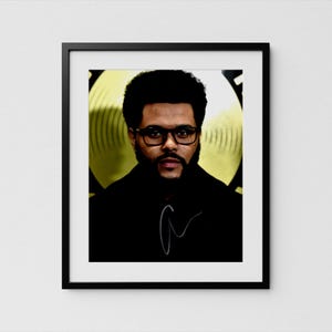 The Weeknd Autograph Signed Poster Authentic Signature With COA - Etsy