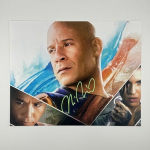 Vin Diesel Autograph | Authentic Signed Photo | Signature With COA - Etsy