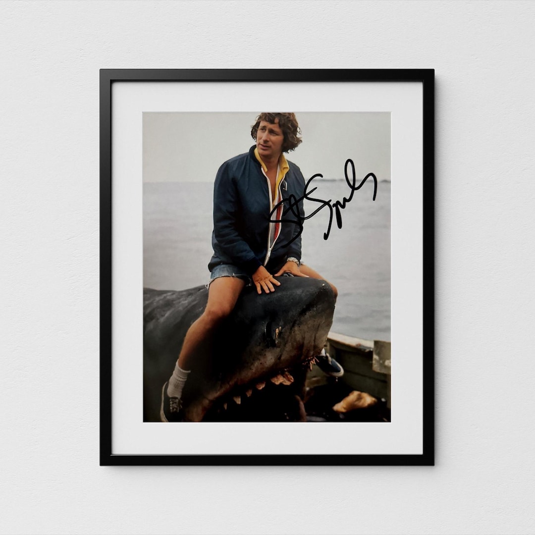 Steven Spielberg Autograph Jaws Signed Poster Authentic Director ...