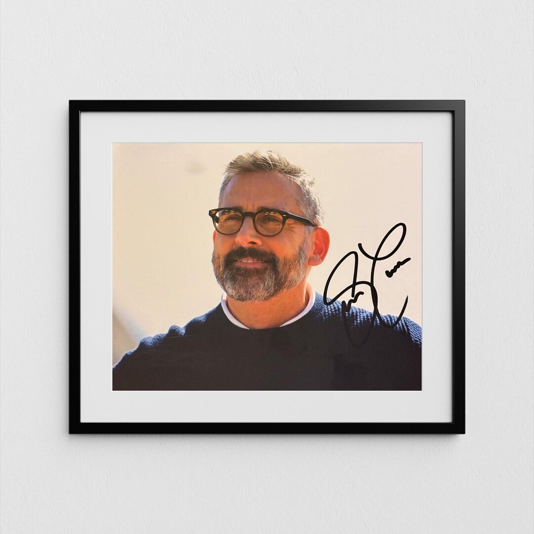 Steve Carell Autograph the Office Signed Poster Michael Scott Authentic ...