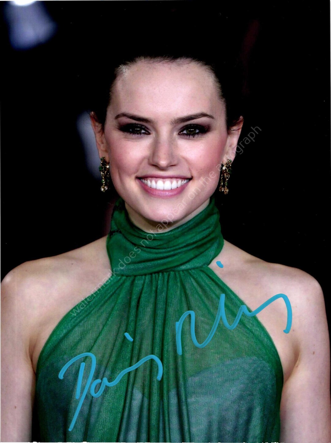 Daisy Ridley Autograph Star Wars Chaos Walking Signed Photo 6x8 ...