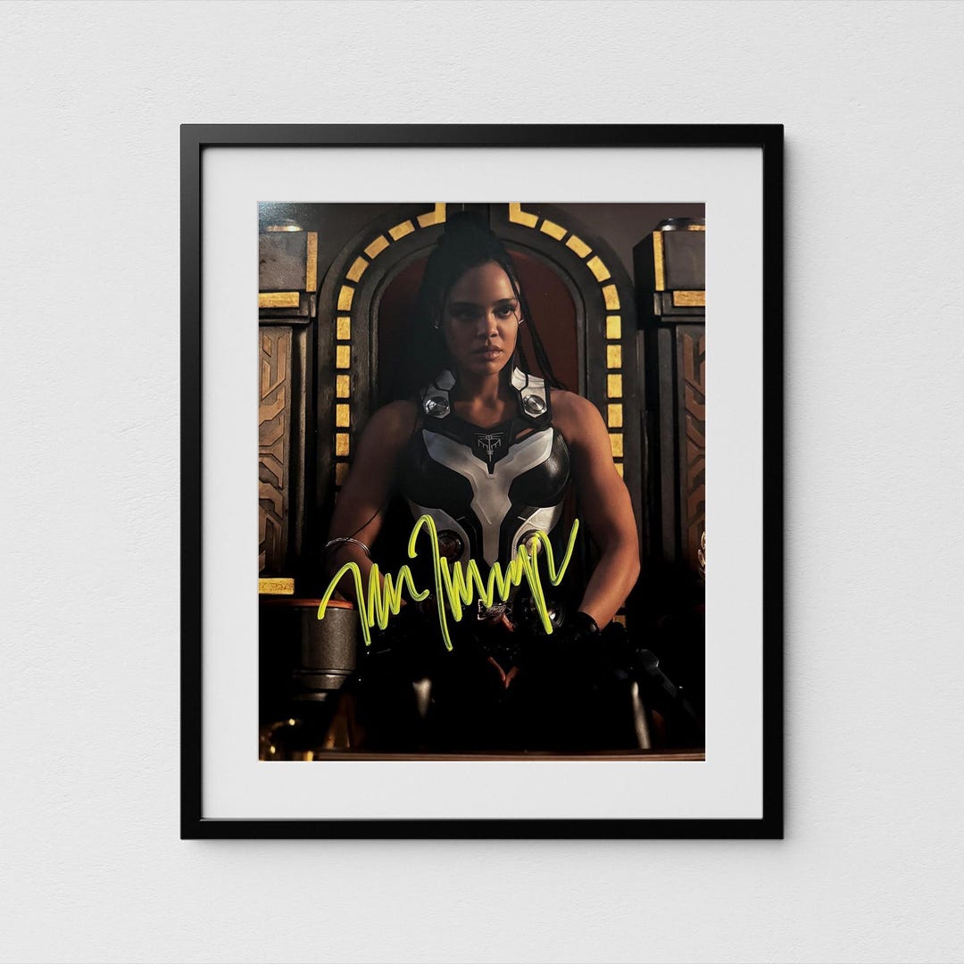Tessa Thompson Autograph Thor Ragnarok Signed Poster Authentic Valkyrie ...