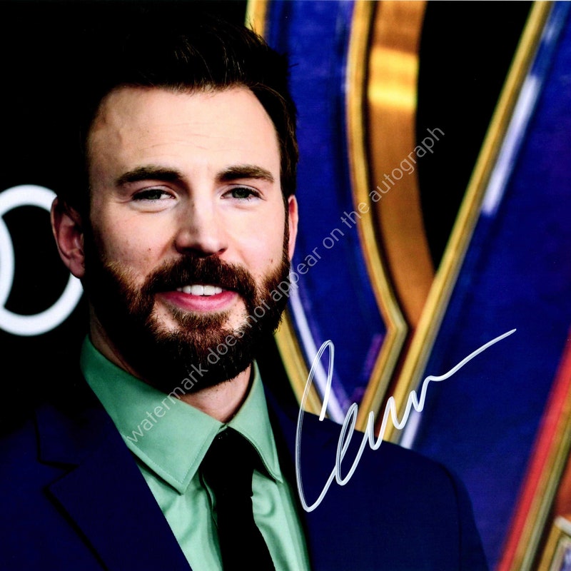 Chris Evans Autograph - Etsy