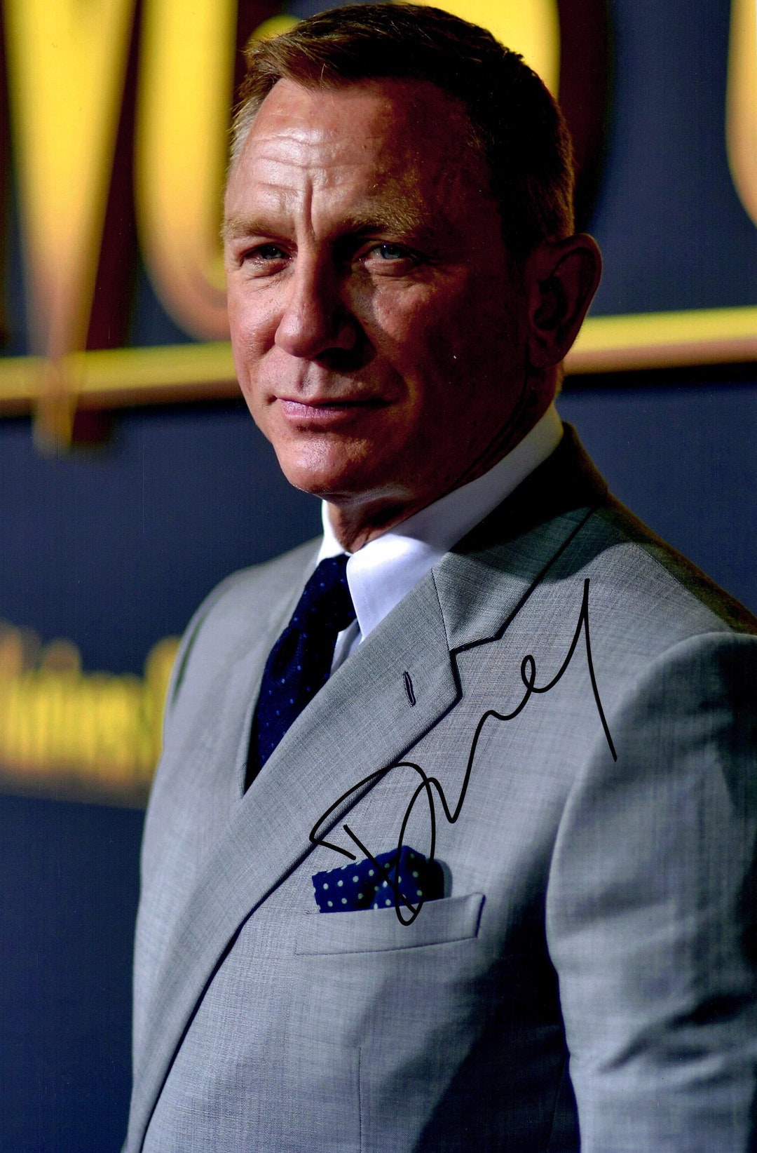 Daniel Craig Autograph James Bond Signed Photo Signature With COA - Etsy