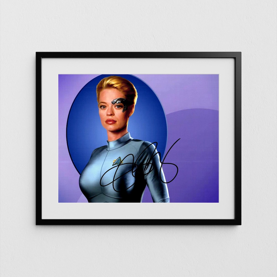 Jeri Ryan Autograph Star Trek Picard Signed Poster Seven of Nine Authentic Signature With COA - Etsy