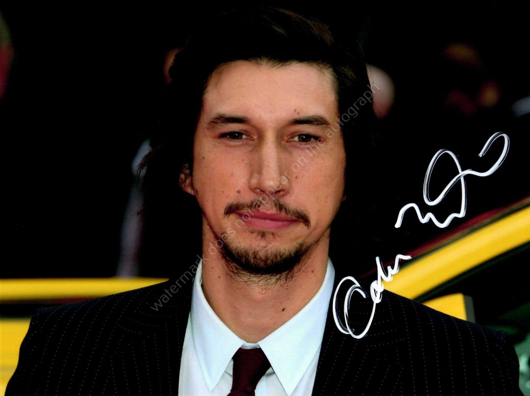 ADAM DRIVER Autograph Signed Photo 6x8 Signature With COA - Etsy