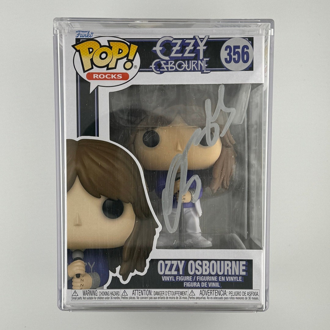 Ozzy Osbourne Autographed Funko Pop Rock Legend Signed Prince of ...