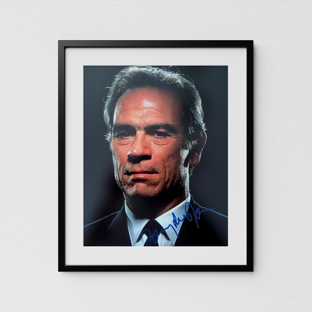 Tommy Lee Jones Autograph Men in Black Signed Poster Authentic ...