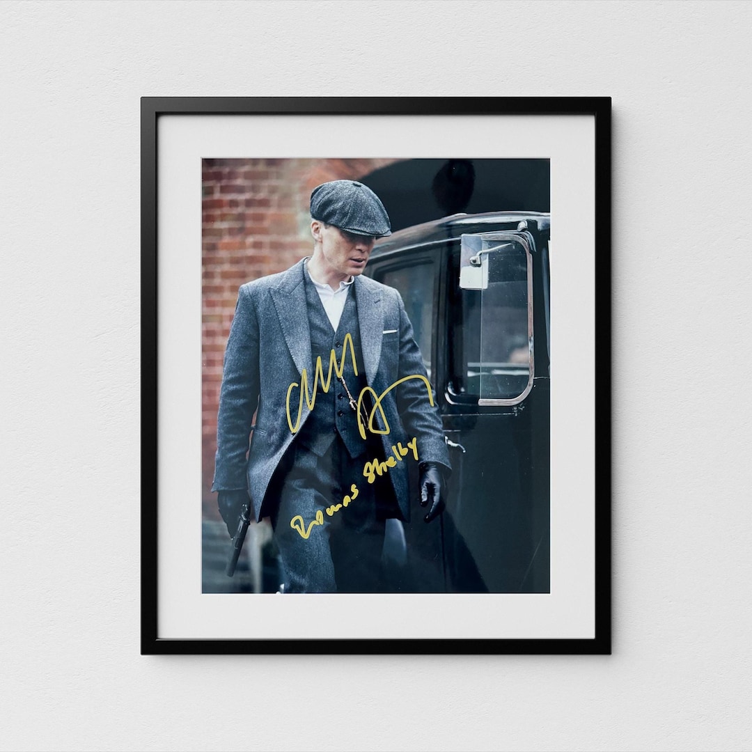 Cillian Murphy Autograph Peaky Blinders Signed Poster Thomas Shelby ...
