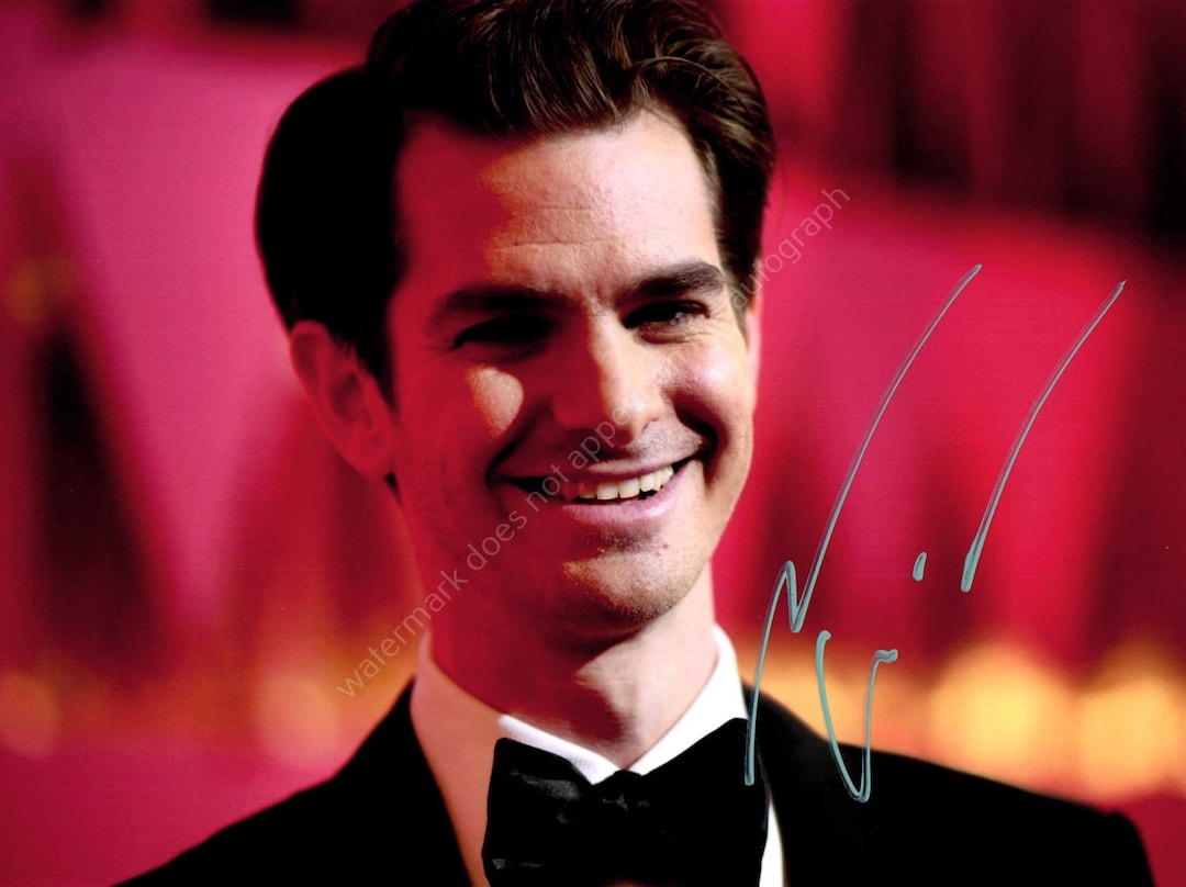 ANDREW GARFIELD Autograph Signed Photo 6x8 Signature With COA - Etsy