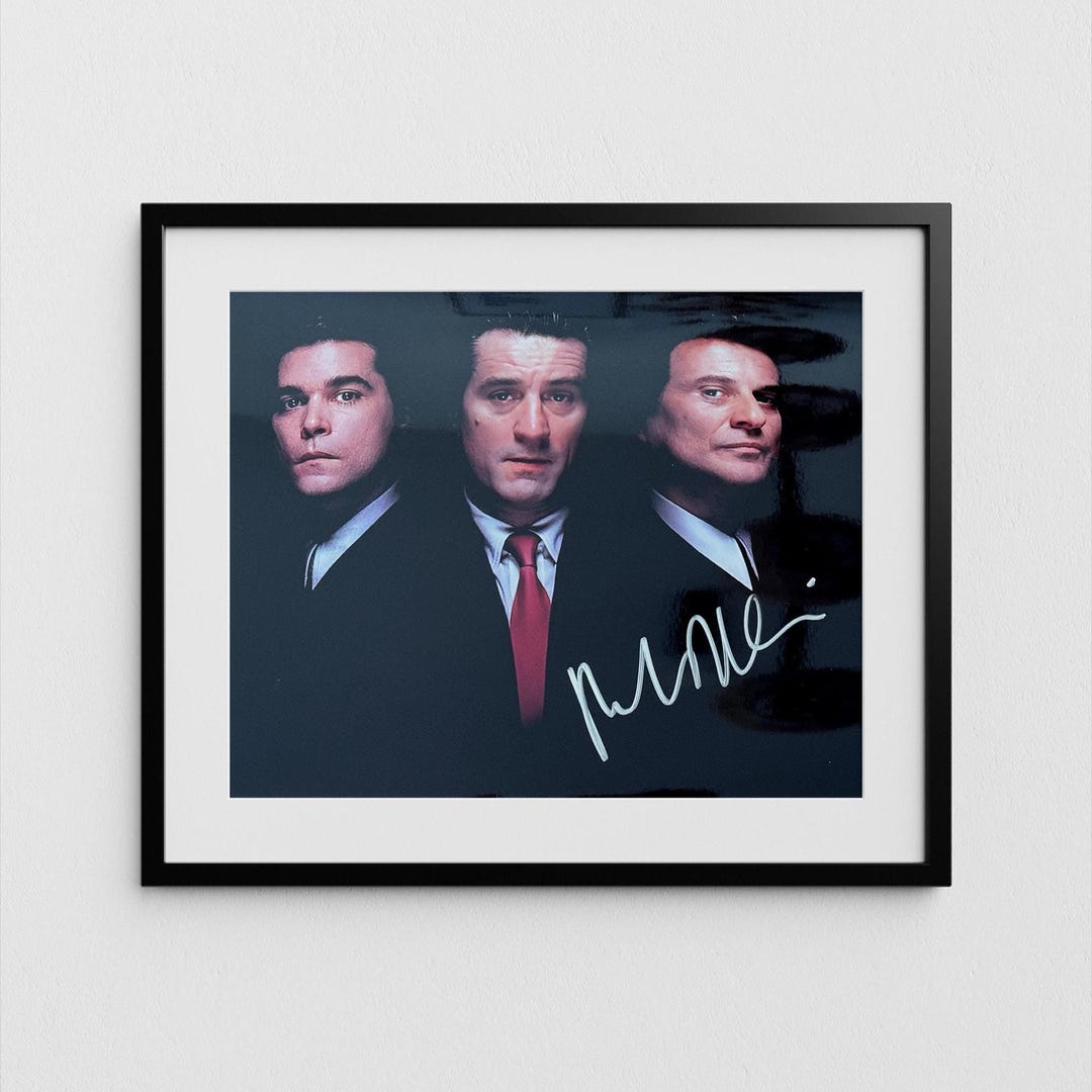 Robert De Niro Autograph Goodfellas Signed Poster Jimmy Conway ...