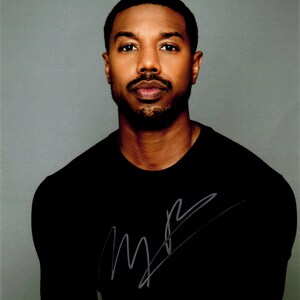 Michael B. Jordan Autograph Signed Photo Signature With COA - Etsy