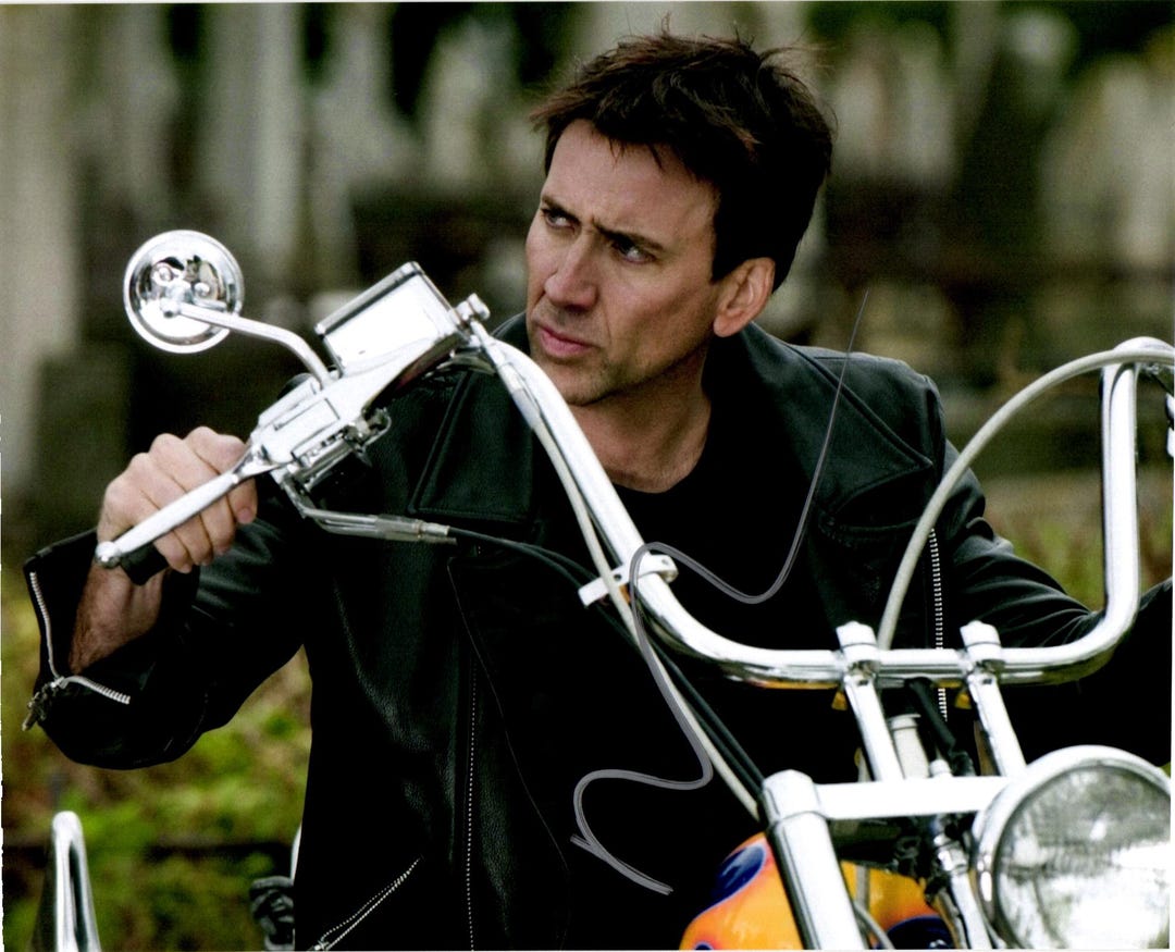 Nicolas Cage Autograph Signed Photo Signature With COA - Etsy