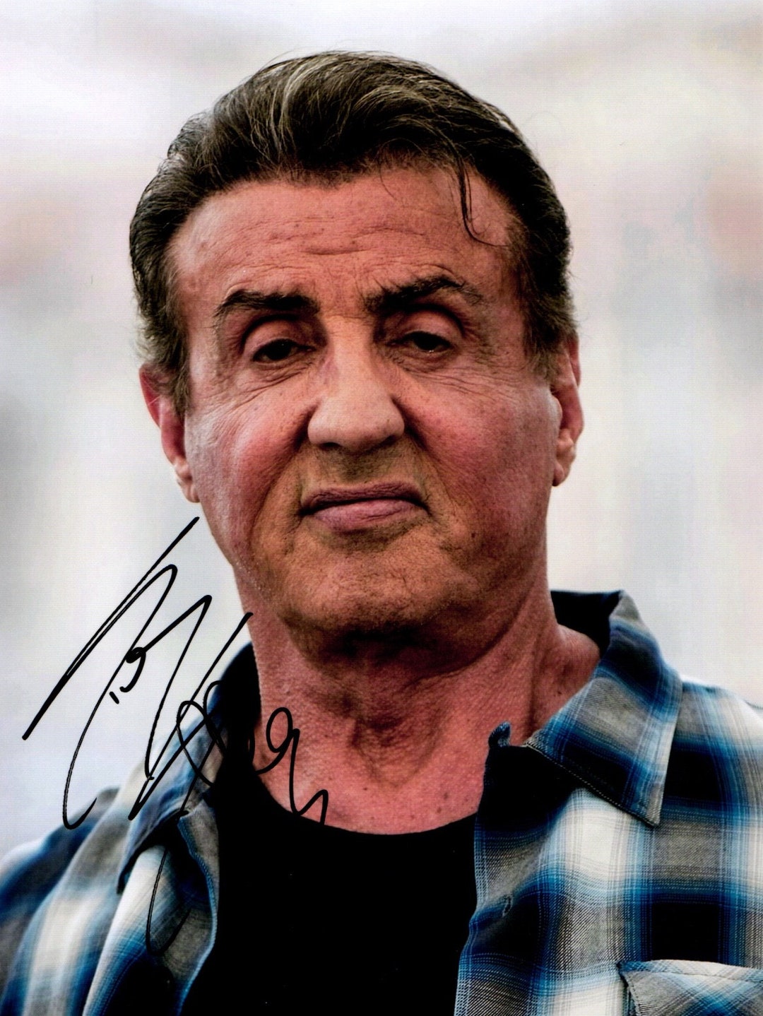 Sylvester Stallone Autograph Rocky Balboa the Expendables - Etsy